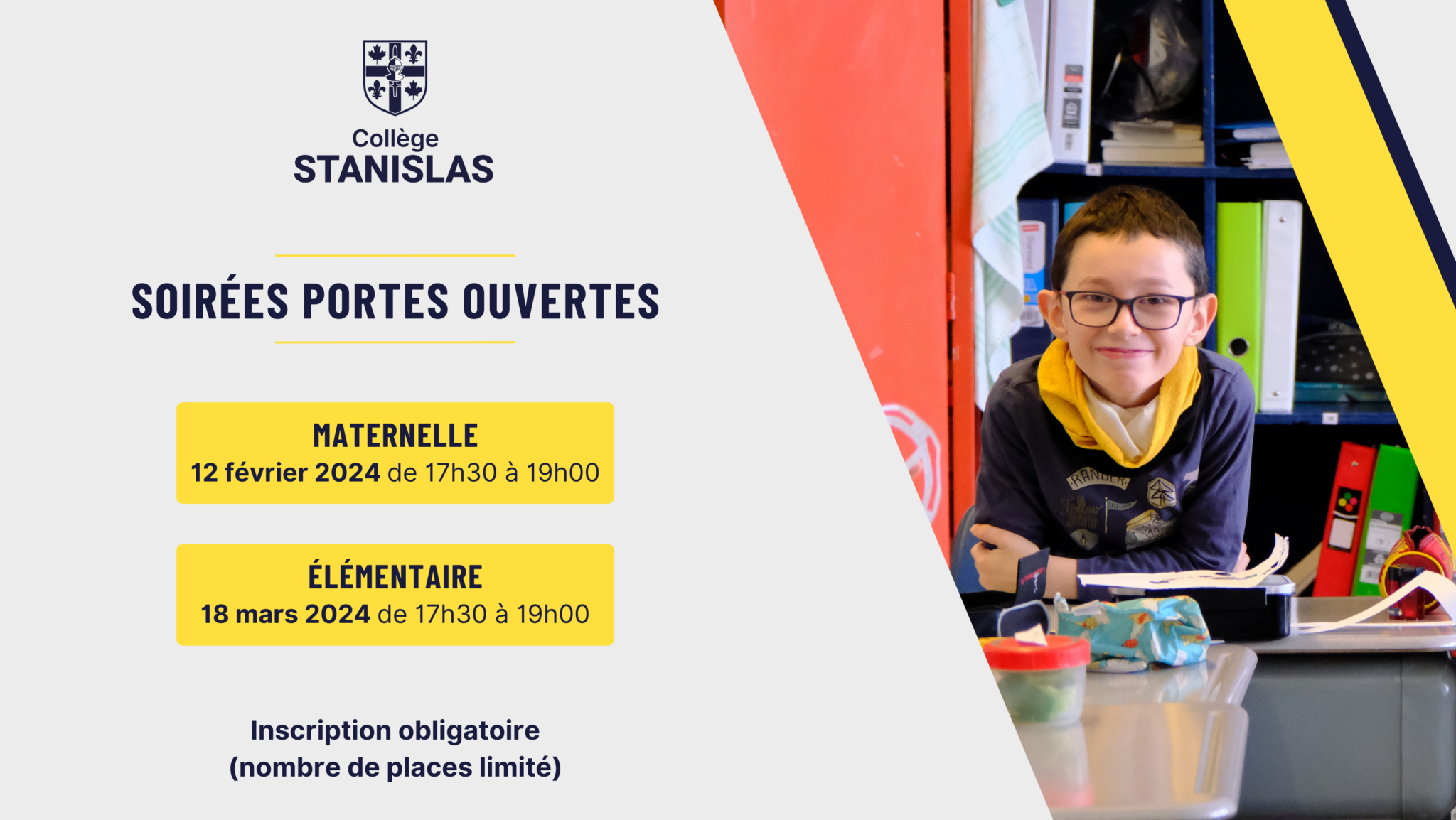 Soirée Portes Ouvertes - Élémentaire - Collège Stanislas